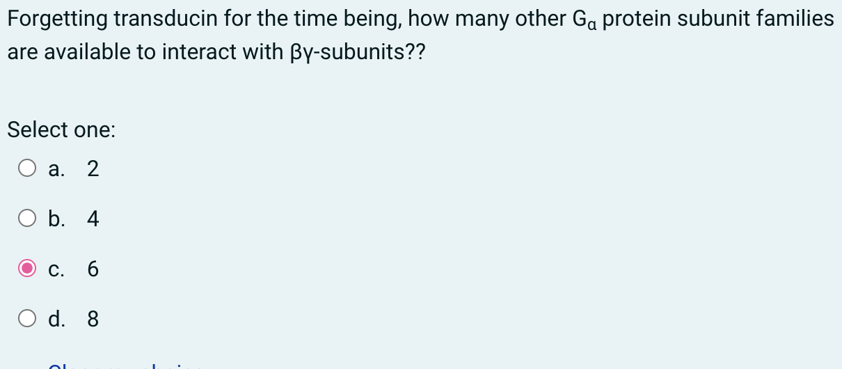 Solved Forgetting transducin for the time being, how many | Chegg.com