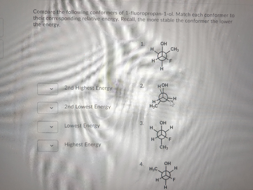 Solved Compare the following conformers of | Chegg.com