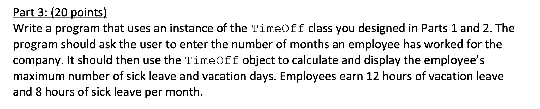 Solved Problem 3: 153 points Part 1: (45 points) Design a | Chegg.com