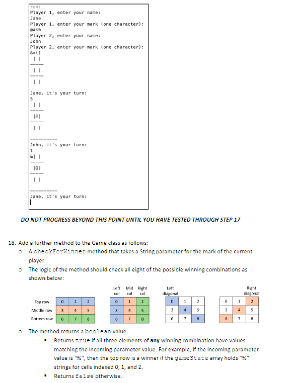 TASK This task builds on the tic-tac-toe lab from | Chegg.com