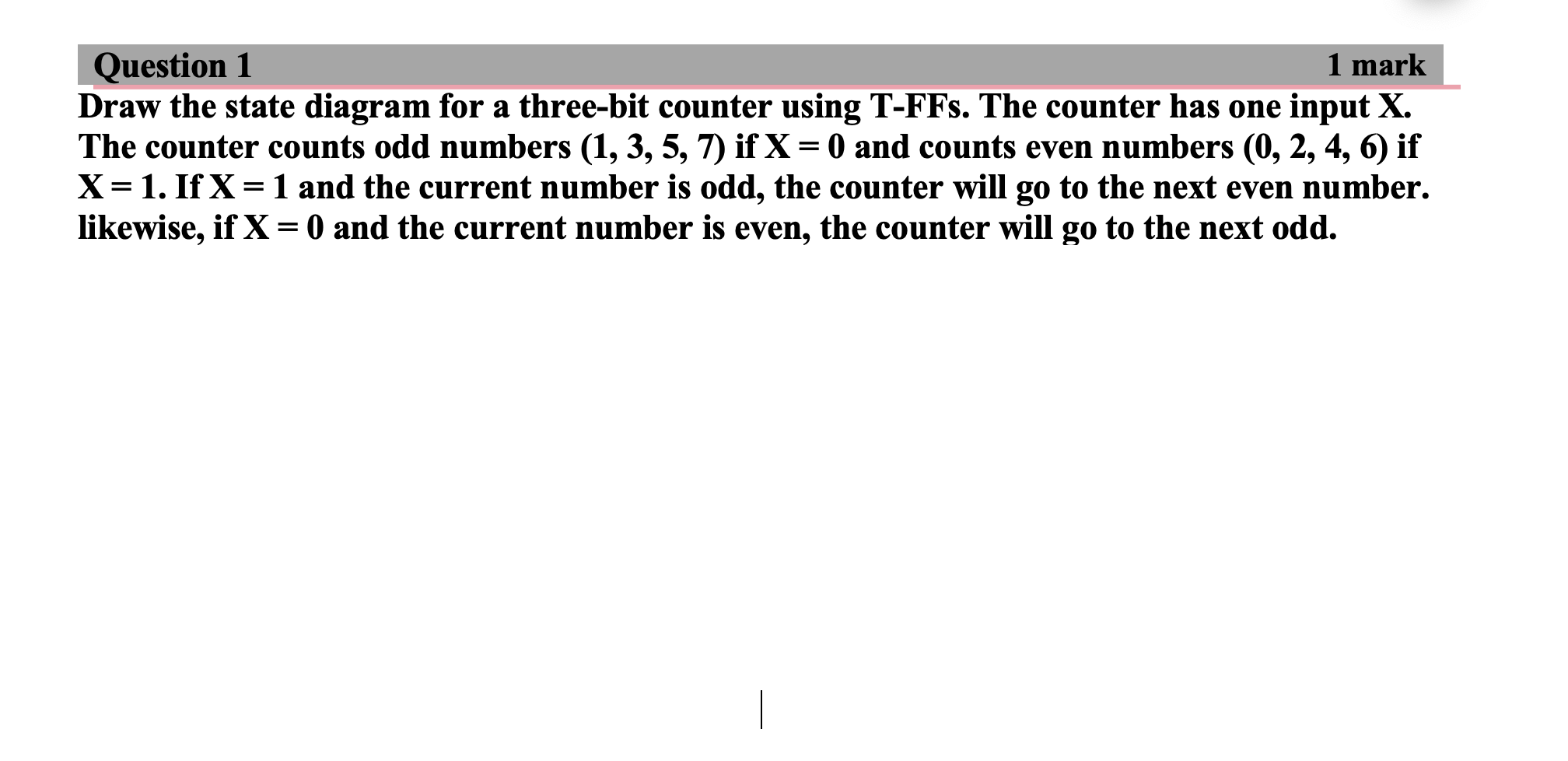 Solved Draw the state diagram for a three-bit counter using | Chegg.com