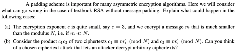 A Padding Scheme Is Important For Many Asymmetric 7532