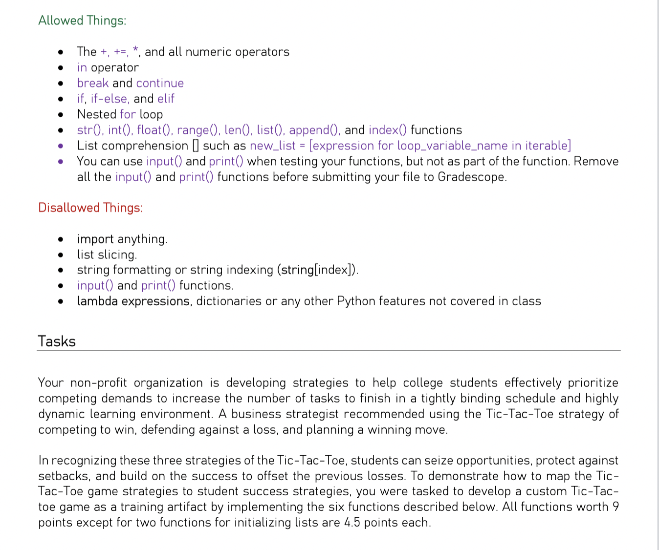 Solved Please write in ﻿Python and note the restrictions etc | Chegg.com