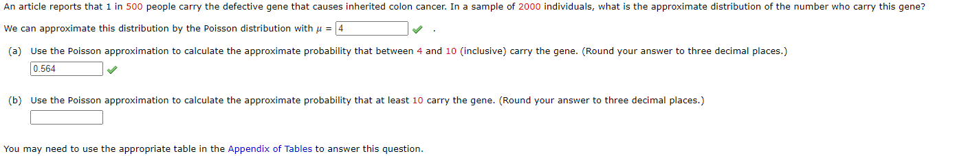 Solved We can approximate this distribution by the Poisson | Chegg.com