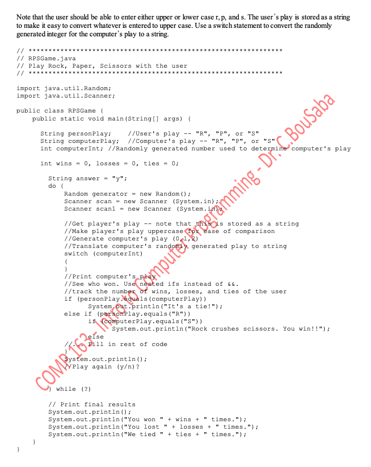 Solved Comp 163 Introduction To Computer Programming 