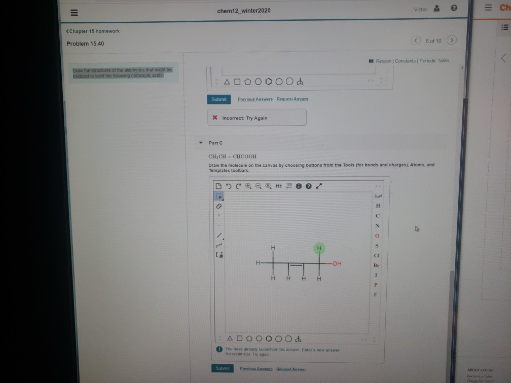 Solved Review Constants Periodic Table Draw the structures | Chegg.com