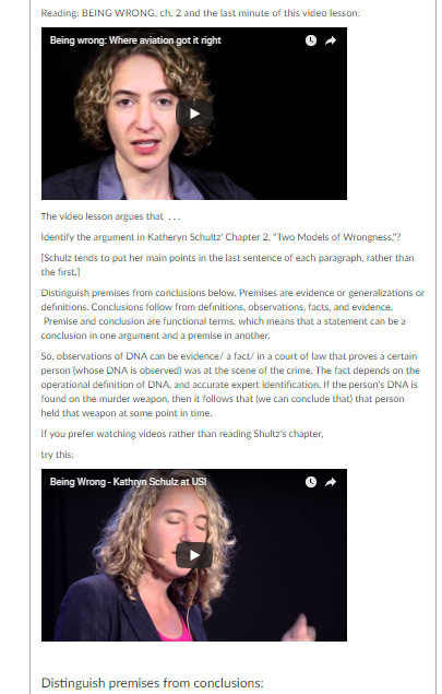 Solved Watch this video on the value of rationality, and | Chegg.com