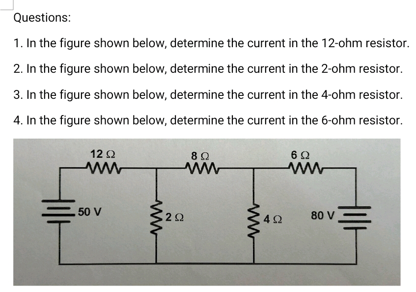Solved Questions:1. ﻿In the figure shown below, determine | Chegg.com