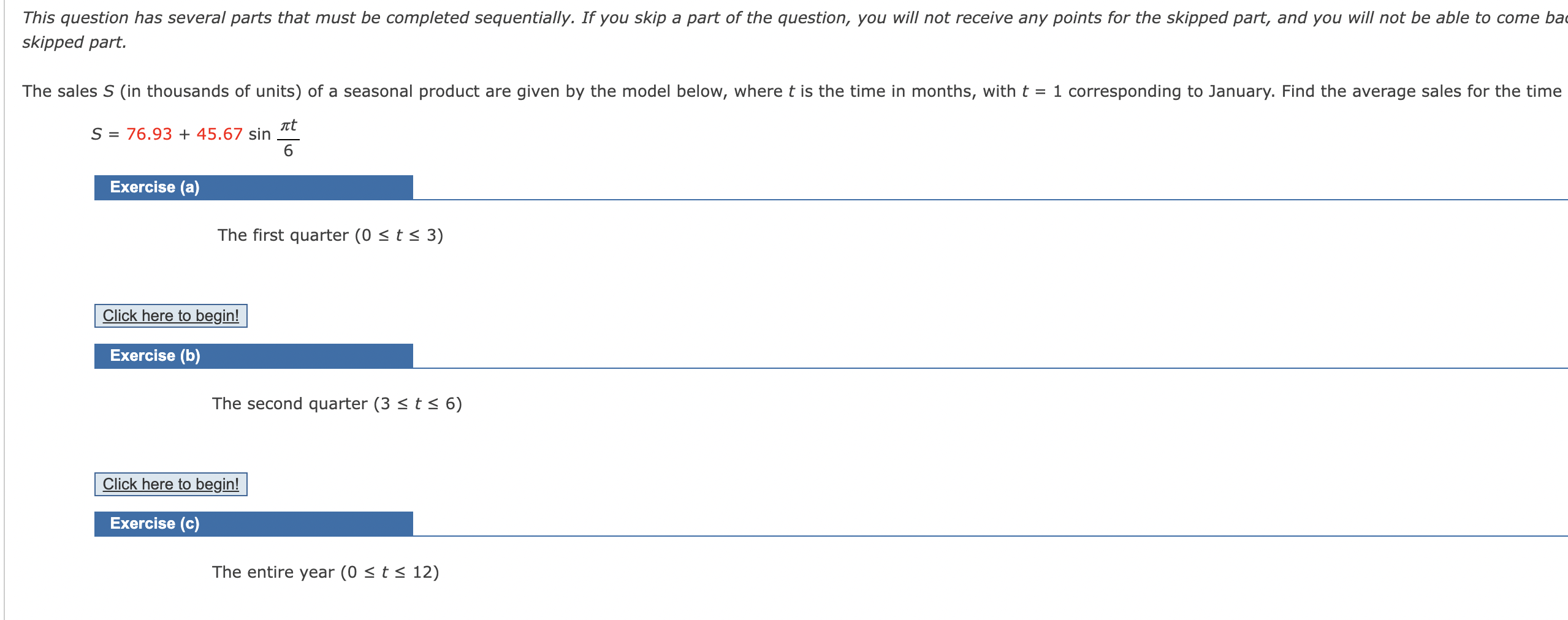 Solved This question has several parts that must be | Chegg.com