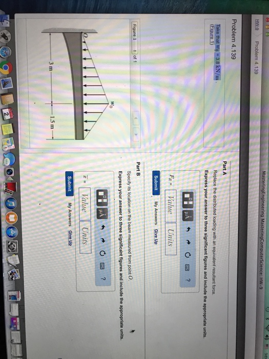 Solved HW 4.139 Problem 4.139 Replace the distributed | Chegg.com