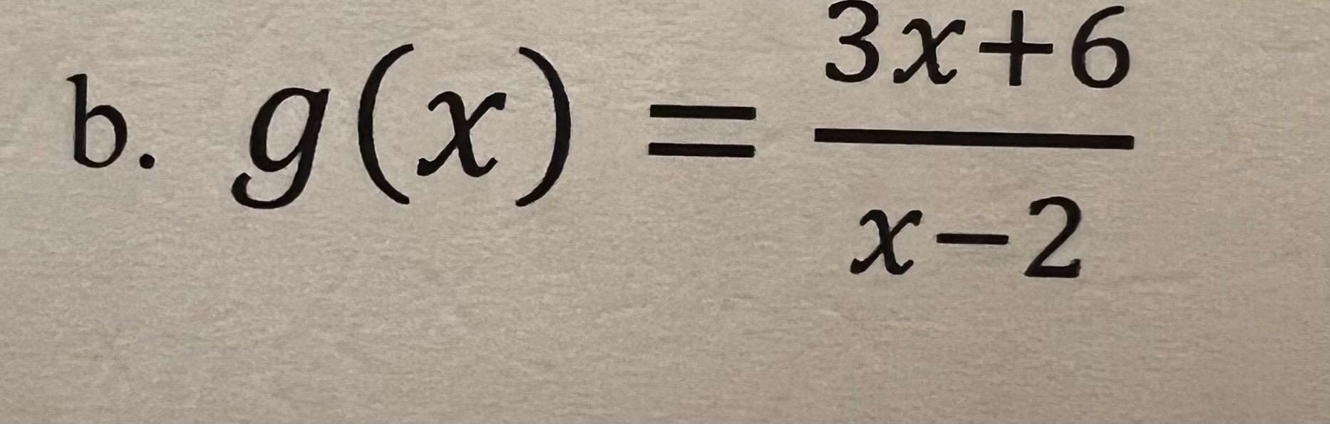 Solved Graph the following rational functions using six | Chegg.com
