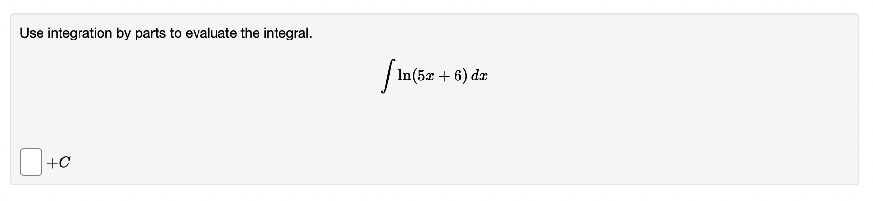 Solved Use integration by parts to evaluate the integral. | Chegg.com