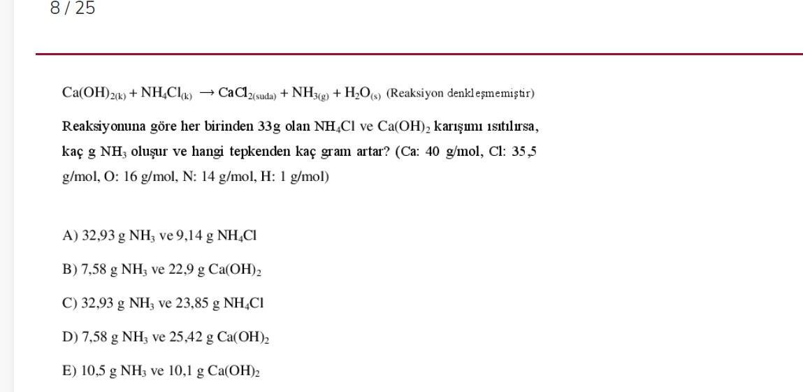 Solved Ca(OH)2(5)+ NH4C1. -s CaCl2(),", + NH, + H20. (The | Chegg.com