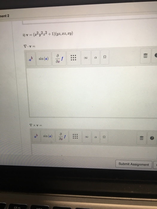 Solved Find the divergence and the curl of the following | Chegg.com