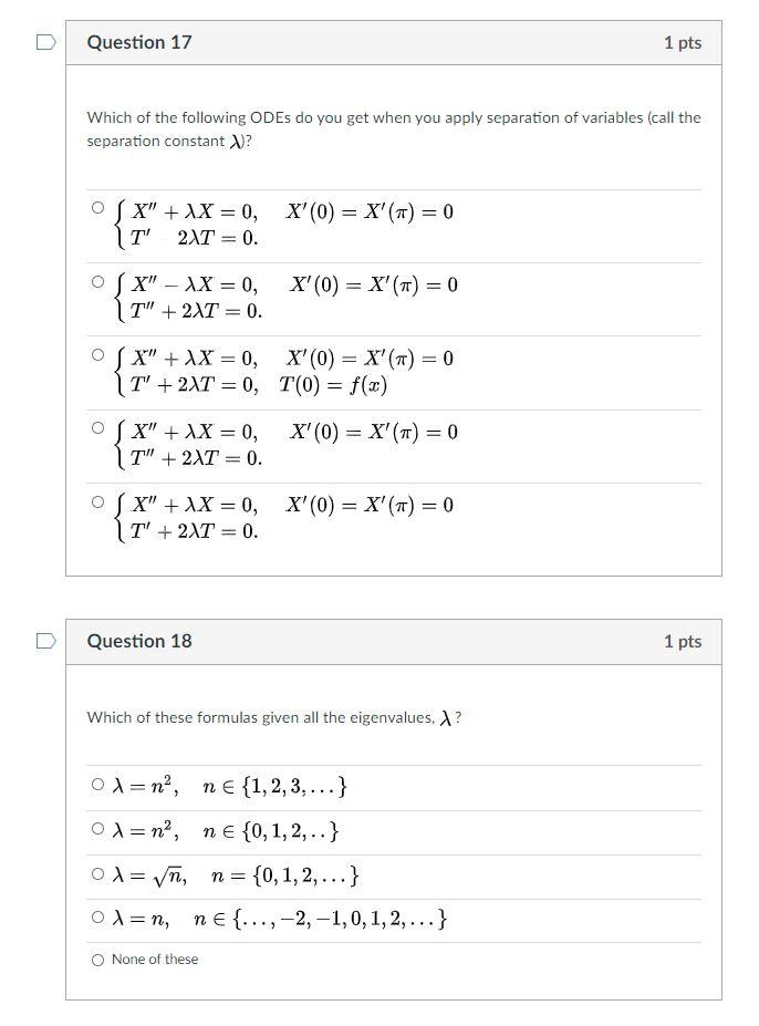 Solved Consider the initial-boundary value problem: ou at 0 | Chegg.com
