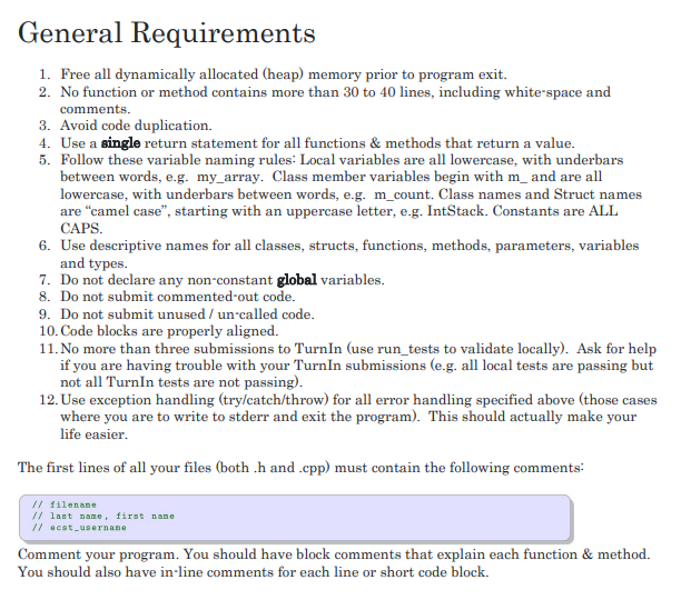 needs to be in C++, starter code for cust.cpp/.h and | Chegg.com