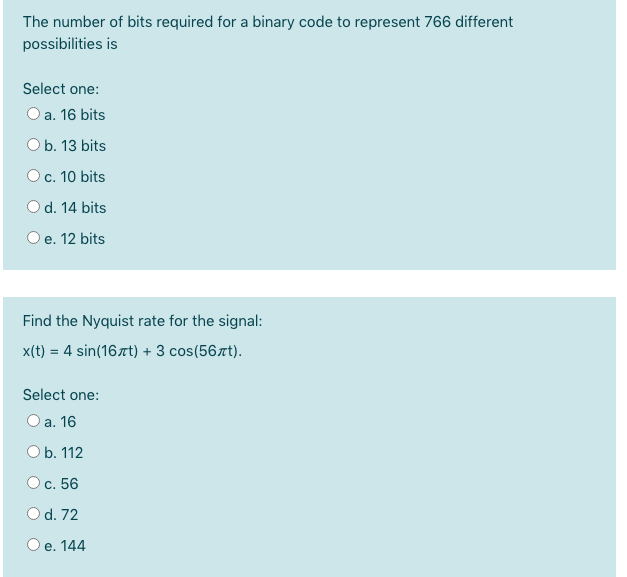 Solved The number of bits required for a binary code to | Chegg.com