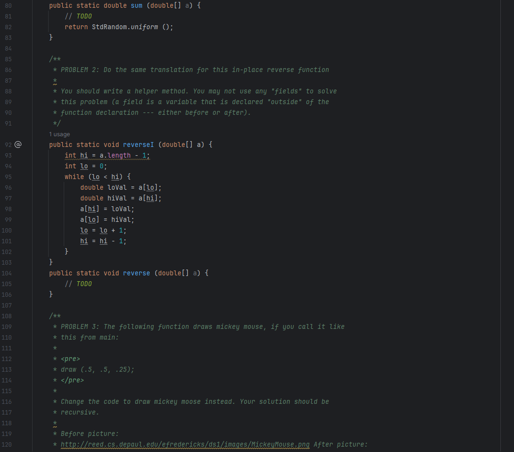 Solved package algs11; import ... * This is a skezeton file | Chegg.com