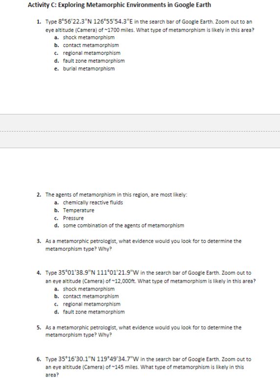 Solved Preferably use the OCC rock and Mineral Kit:Activity | Chegg.com