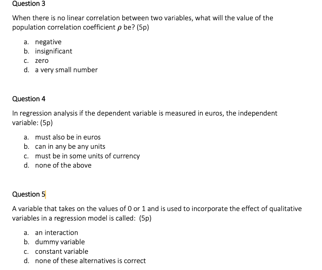 Solved Question 1 Quantitative data refers to data obtained | Chegg.com