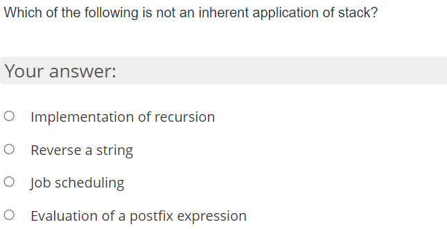 Solved Which of the following is not an inherent application | Chegg.com