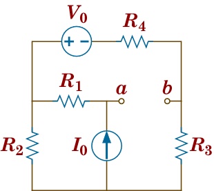 Solved 8pts] Consider the network above, with I0 = 4A, V0 = | Chegg.com
