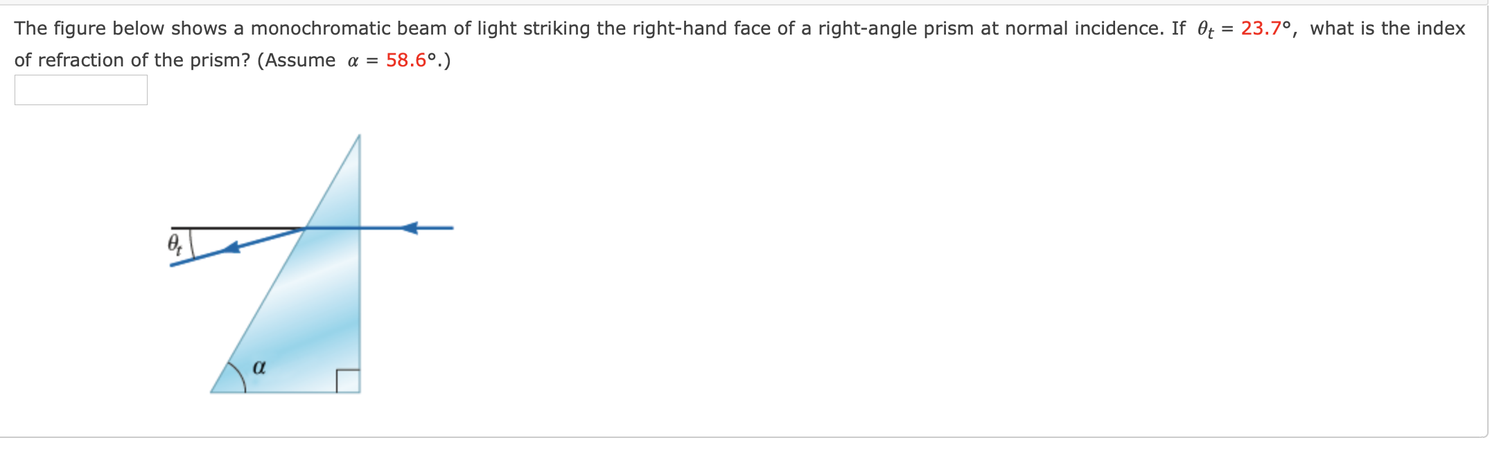 Solved = The figure below shows a monochromatic beam of | Chegg.com
