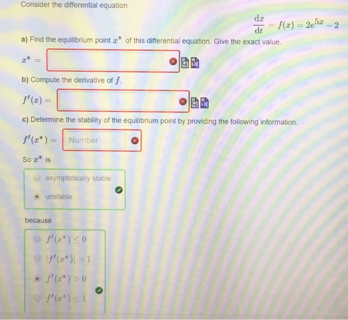 Solved Consider the differential equation a) Find the | Chegg.com