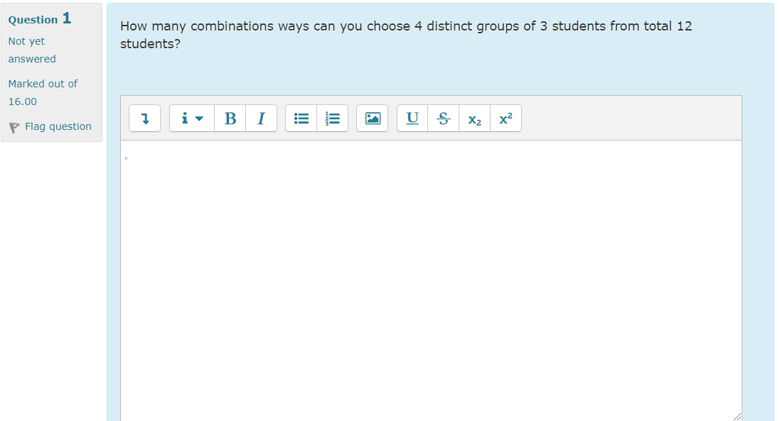 Solved Question 1 How many combinations ways can you choose | Chegg.com