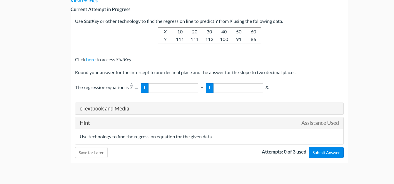 Solved View Policies Current Attempt in Progress Use Statkey | Chegg.com