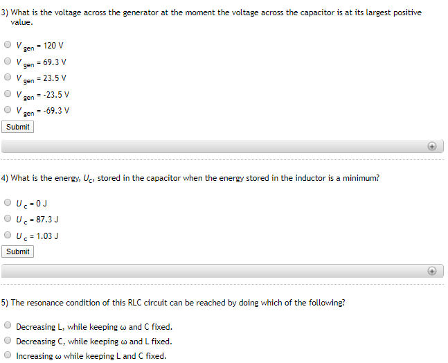Solved An AC generator provides power for the circuit shown | Chegg.com