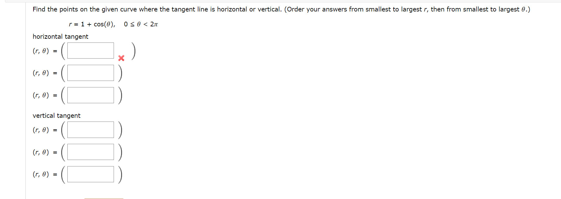 Solved Find the points on the given curve where the tangent | Chegg.com