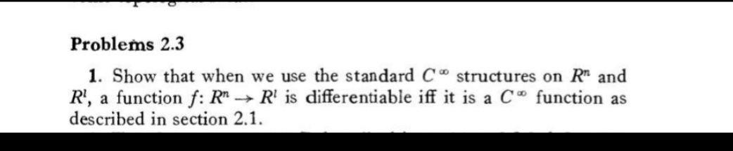 Problems 2.3 1. Show that when we use the standard C | Chegg.com