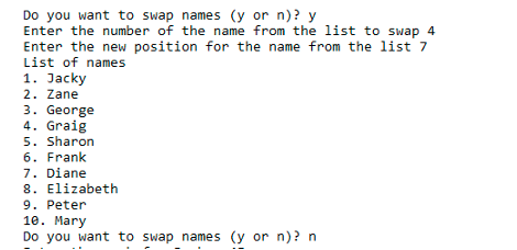 Solved 5. Write code using c++ to allow the user to swap | Chegg.com