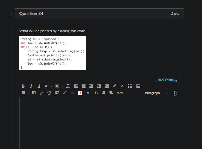 Solved Assume that the code in the image will compile | Chegg.com