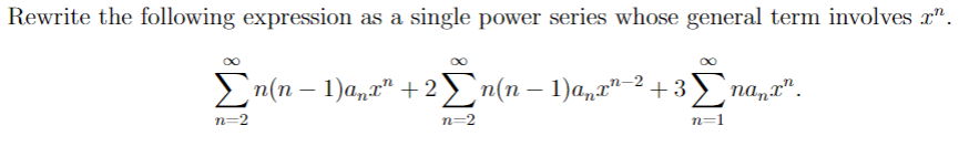 Solved Rewrite the following expression as a single power | Chegg.com