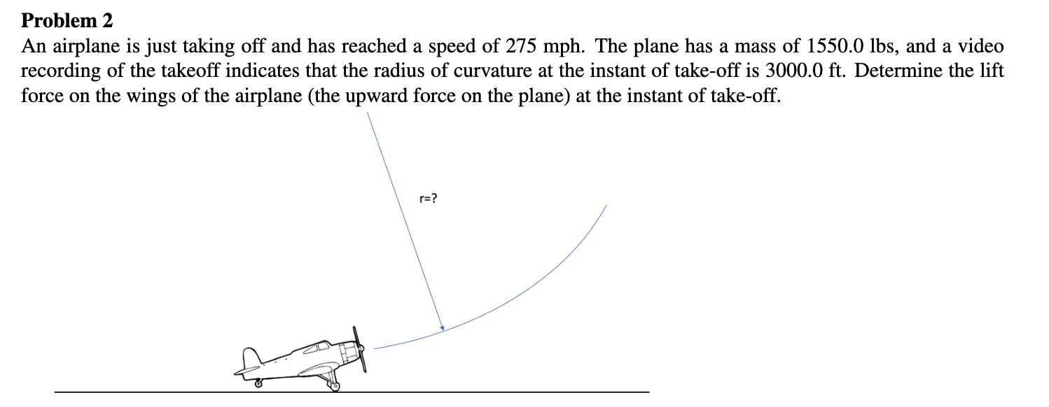 Solved An airplane is just taking off and has reached a | Chegg.com