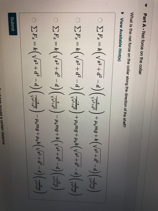 Solved Learning Goal: To set up and solve the equations of | Chegg.com