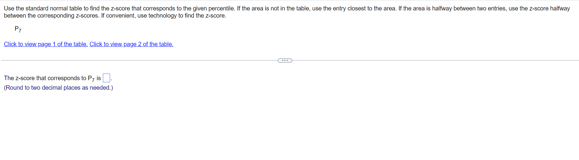 Solved between the corresponding z-scores. If convenient, | Chegg.com