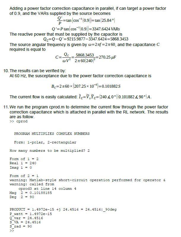 Solved Title: Power factor correction Objective: To perform | Chegg.com
