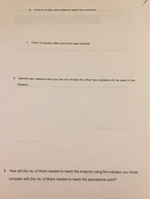 Table 2: Indicator, pH Range, and Color Change Amount | Chegg.com