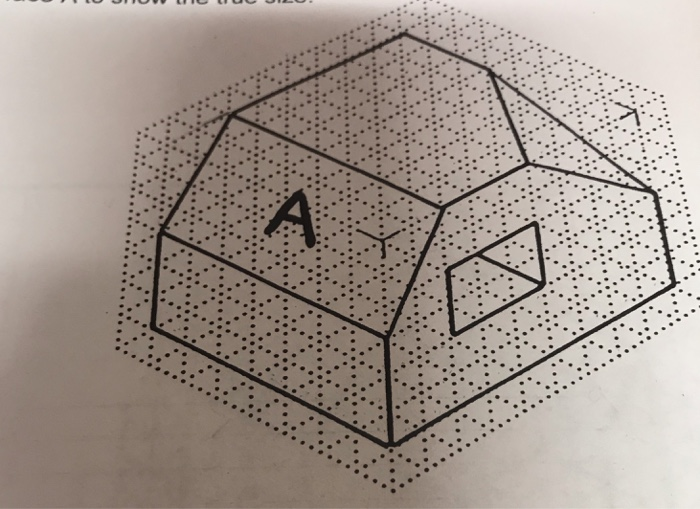 Solved a) draw multi views b) draw auxilary view of part A | Chegg.com