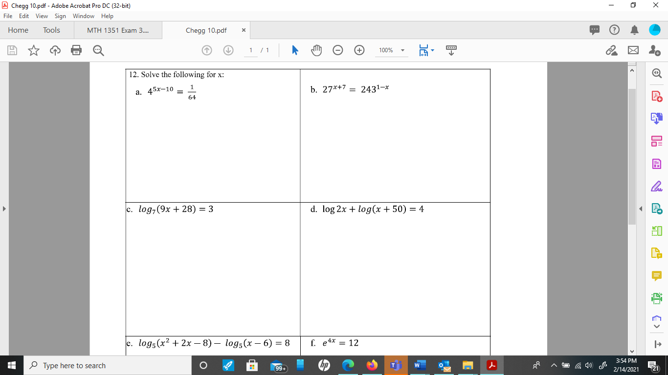 Solved - х Chegg 10.pdf - Adobe Acrobat Pro DC (32-bit) File | Chegg.com