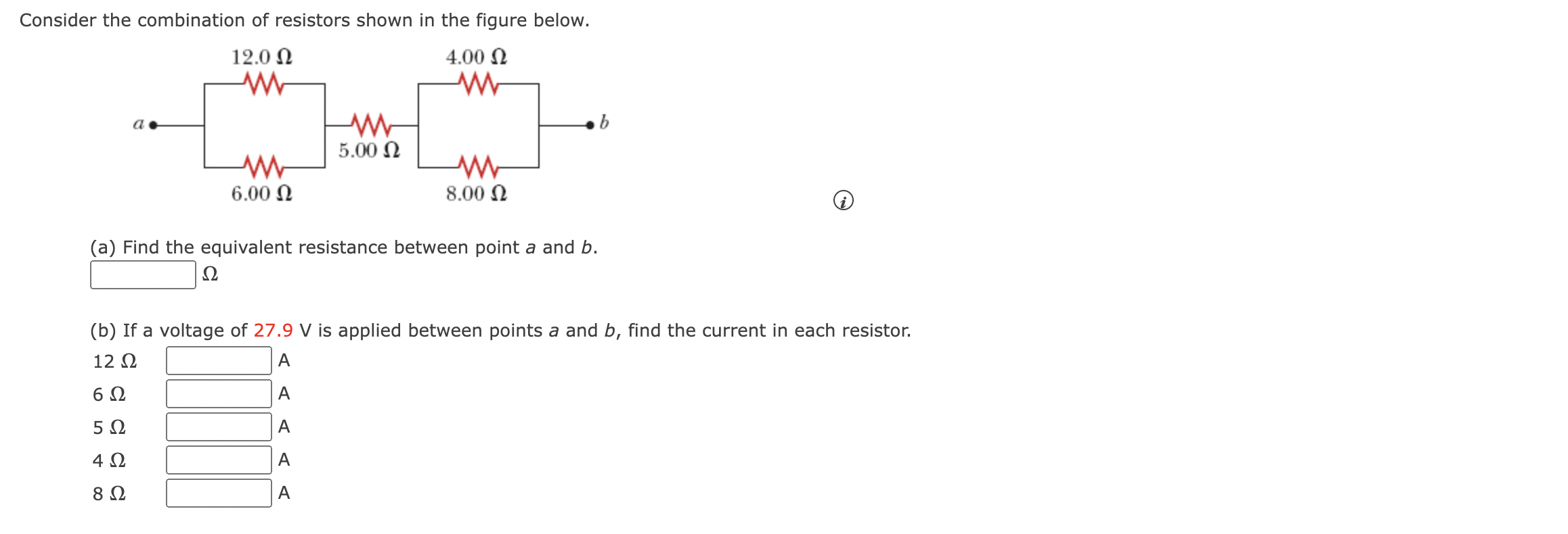 Solved Consider the combination of resistors shown in the | Chegg.com