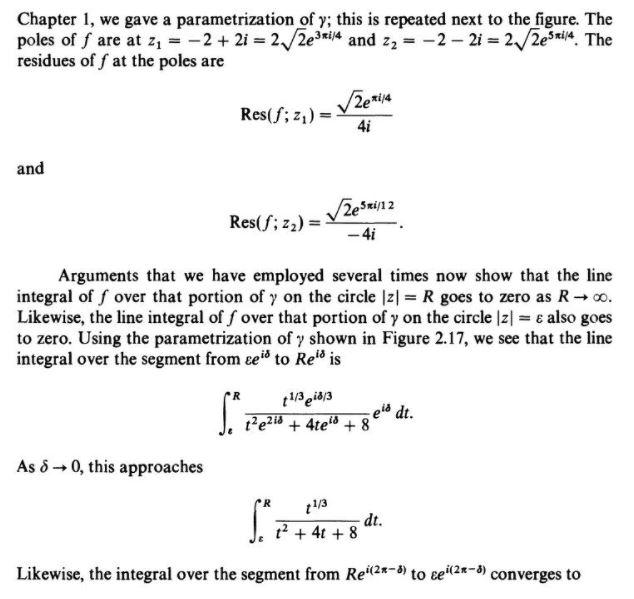 Solved TE Use the “keyhole" contour in Figure 2.17 in the | Chegg.com