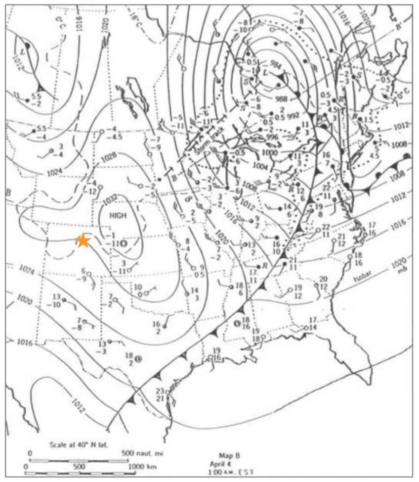 Solved True/False: Wind speeds are highest behind the cold | Chegg.com