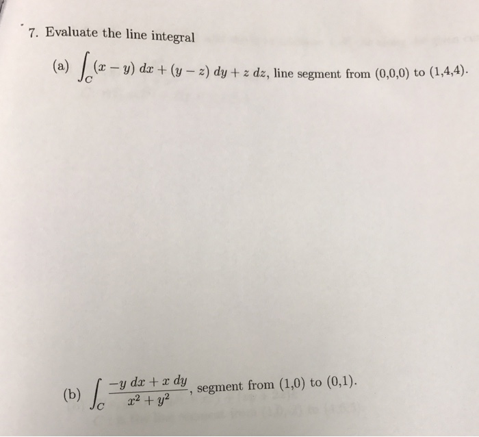 Solved Evaluate the line integral integral_C(x - y)dx +(y - | Chegg.com