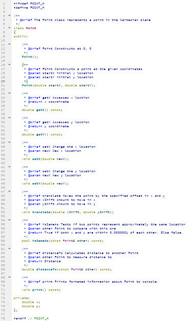 Assignment Instructions: Submit files:Triangle.h / | Chegg.com