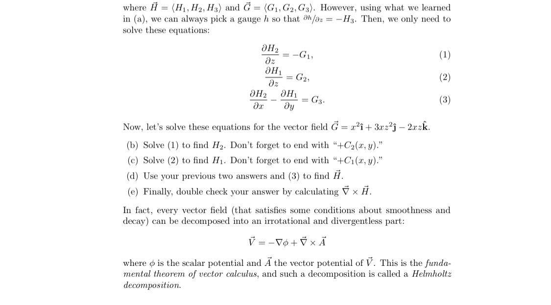 Solved 6. In class, we learned that, if a vector field F is | Chegg.com