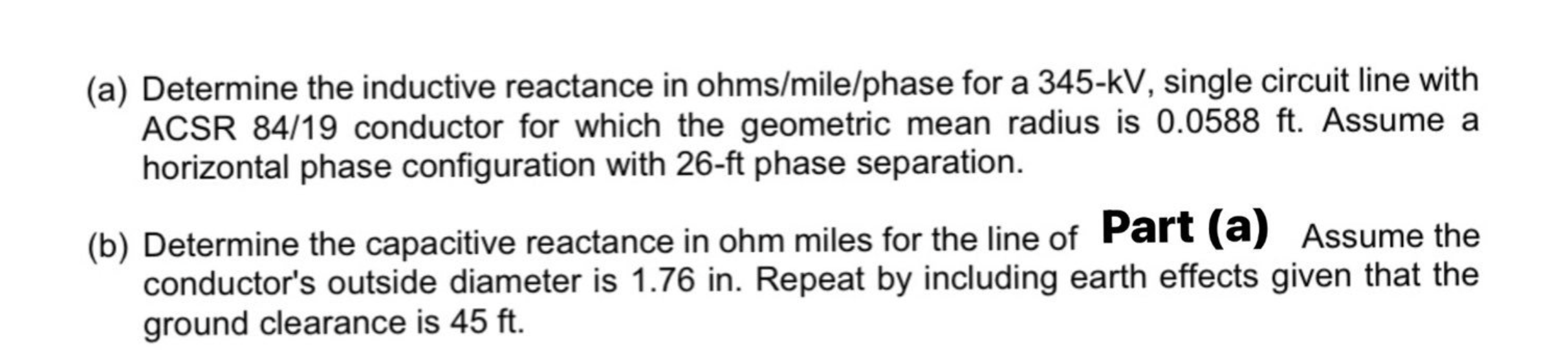 Solved (a) Determine the inductive reactance in | Chegg.com